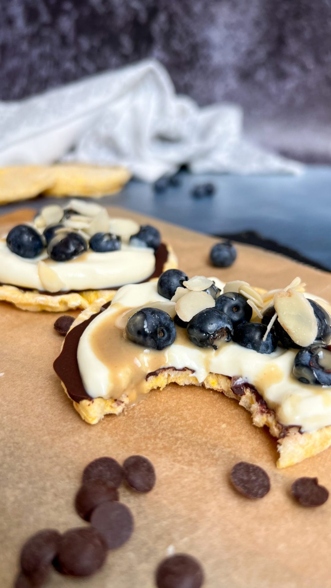 Belegte Schoko Maiswaffeln - selbstkreiert